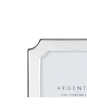 ARGENTO SC Edged Sterling Picture Frame, 4 X 6