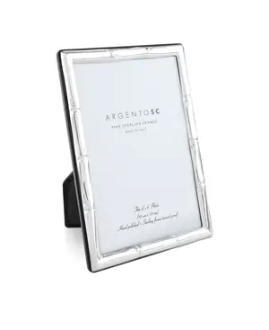 ARGENTO SC Bamboo Sterling Frame, 4 X 6