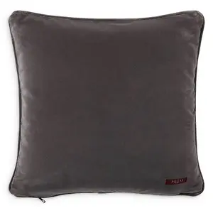 YVES DELORME Divan Decorative Pillow, 18x18 Charcoal