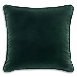 YVES DELORME Divan Decorative Pillow, 18x18 Dark Green