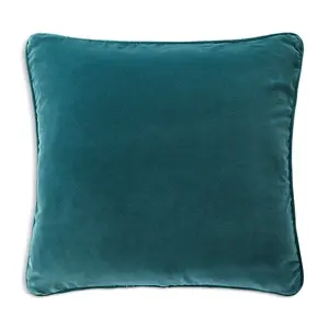 YVES DELORME Divan Decorative Pillow, 18x18 Deep Teal