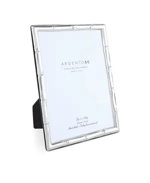 ARGENTO SC Bamboo Sterling Frame, 5 X 7