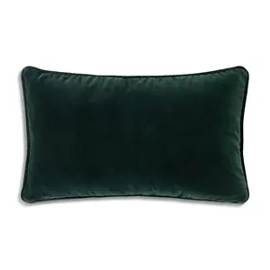 YVES DELORME Divan Decorative Pillow, 13 X 22 - Dark Green