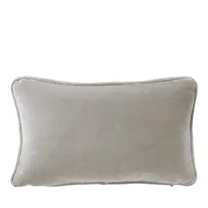 YVES DELORME Divan Decorative Pillow, 13 X 22 Grey