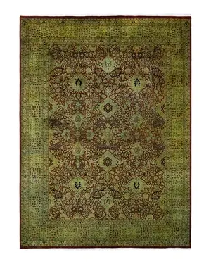 Bloomingdale'S Fine Vibrance M1373 Area Rug, 9'1 X 12'3 - Orange