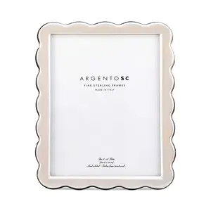 ARGENTO SC Scalloped Sterling Picture Frame, 8 X 10 - Silver