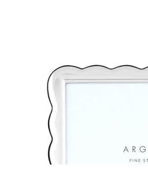 ARGENTO SC Scalloped Sterling Picture Frame, 8 X 10