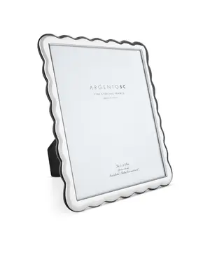 ARGENTO SC Scalloped Sterling Picture Frame, 8 X 10