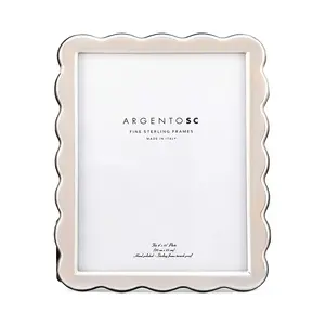 ARGENTO SC Scalloped Sterling Picture Frame, 4 X 6 - Silver