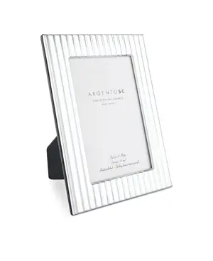 ARGENTO SC Fluted Sterling Picture Frame, 4 X 6