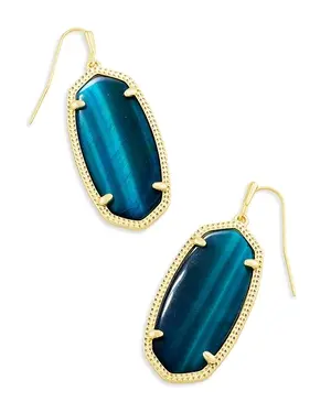 Kendra Scott Kendra Scott Signature Elle Drop Earrings Gold Teal