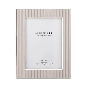 ARGENTO SC Fluted Sterling Picture Frame, 5 X 7 - Silver
