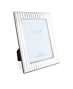 ARGENTO SC Fluted Sterling Picture Frame, 5 X 7