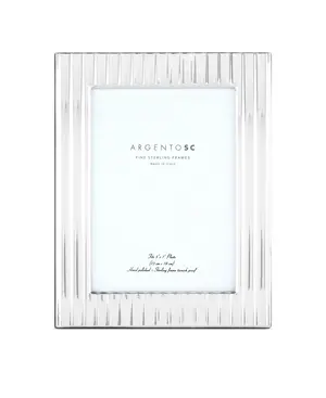 ARGENTO SC Fluted Sterling Picture Frame, 5 X 7