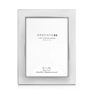 ARGENTO SC Castell Sterling 4 X 6 Picture Frame - Silver