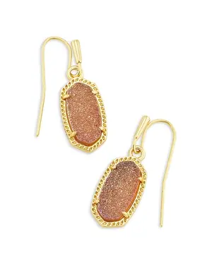 Kendra Scott Kendra Scott Lee Agate Drop Earrings Gold Spice