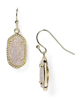 Kendra Scott Kendra Scott Lee Agate Drop Earrings Gold/iridescent Drusy