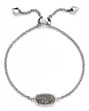 Kendra Scott Elaina Bracelet - Rhodium/platinum Drusy