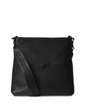Callista Iconic Leather Messenger Bag