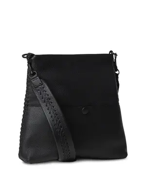 Callista Iconic Leather Messenger Bag