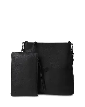 Callista Iconic Leather Messenger Bag