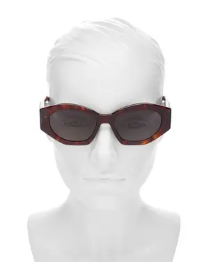 Celine Triomphe Cat Eye Sunglasses - Havana/gray Solid
