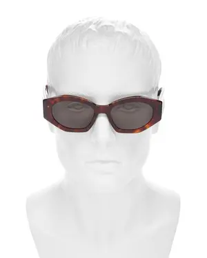 Celine Triomphe Cat Eye Sunglasses - Havana/gray Solid