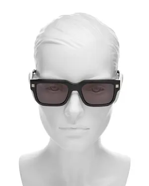 Givenchy Geometric Sunglasses - Black/gray Solid