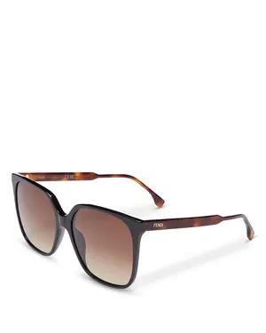 Fendi Gradient Square Sunglasses