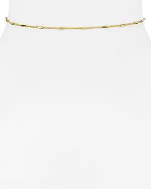 Argento Vivo Bar And Chain Choker Necklace - Gold