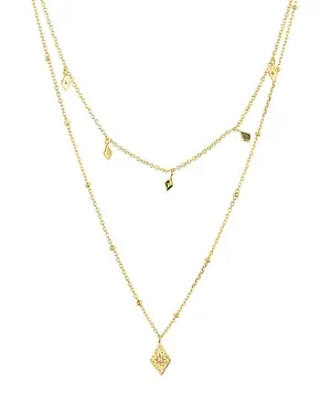 Argento Vivo Layered Pendant Necklace - Gold