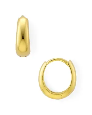 Argento Vivo Puffy Huggie Hoop Earrings - Gold