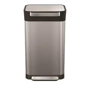 JOSEPH JOSEPH Titan 30 Trash Compactor Kitchen Bin - Stainless Steel