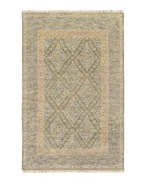 SURYA Zeus Area Rug, 5'6 X 8'6 - Teal/denim/khaki