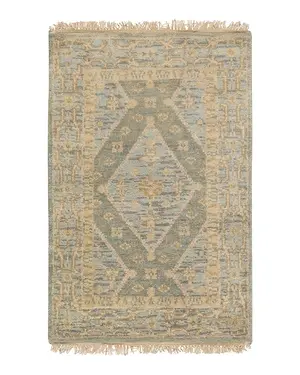 SURYA Zeus Area Rug, 2' X 3 - Teal/denim/khaki