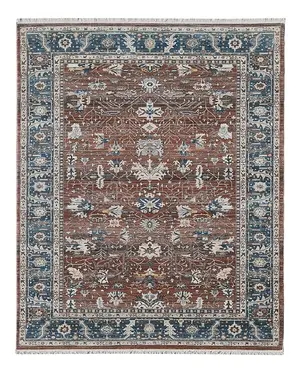AMER RUGS Arcadia Arc-3 Area Rug, 2' X 3 - Red/ Navy