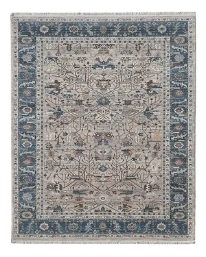 AMER RUGS Arcadia Arc-4 Area Rug, 5' X 7'8 - Beige/navy
