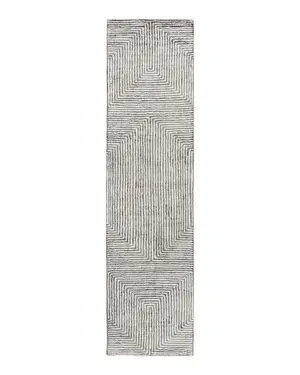 LIVABLISS Quartz Runner Rug, 2'6 X 10 - Light Gray/charcoal