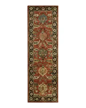 NOURISON HOME Jaipur Ja35 Runner Area Rug, 2'4 X 8 - Brick