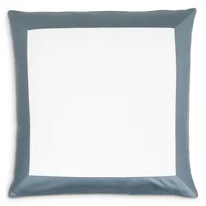 Frette Bold Euro Sham - Milk/rainy Sky
