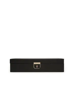 Wolf Palermo Medium Jewelry Box - Black Anthracite