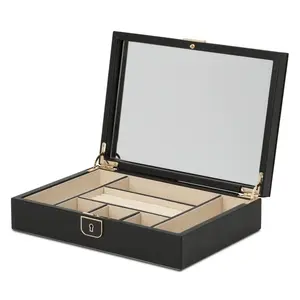 Wolf Palermo Medium Jewelry Box - Black