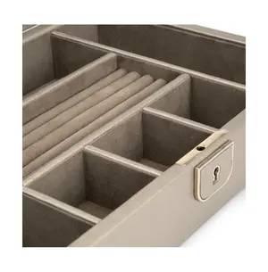 Wolf Palermo Medium Jewelry Box - Pewter
