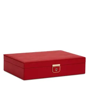 Wolf Palermo Medium Jewelry Box Red