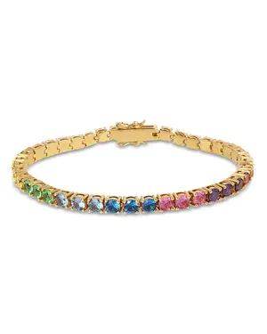 Kurt Geiger Rainbow Crystal Bracelet - Multi