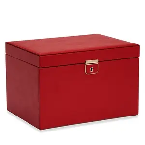 Wolf Palermo Large Jewelry Box Red