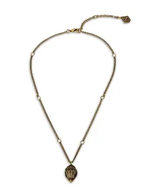 Kurt Geiger Eagle Pendant Necklace - Crystal Dorado