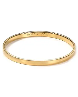 Kate Spade New York Idiom Heart Of Bangle - Gold