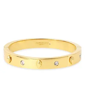Kurt Geiger Eagle Crystal Bangle - Gold