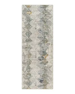 LIVABLISS Dresden Dre-2303 Runner Area Rug, 2'7 X 10 - Ivory/gray